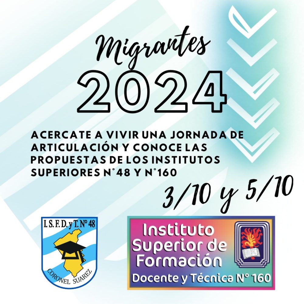 NOTICIAS – INSTITUTO SUPERIOR DE FORMACIÓN DOCENTE Y TÉCNICA Nº 160 ...