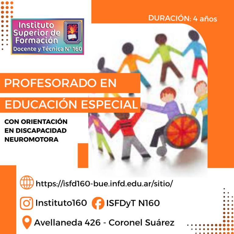 INSTITUTO SUPERIOR DE FORMACIÓN DOCENTE Y TÉCNICA Nº 160 – Unidad ...